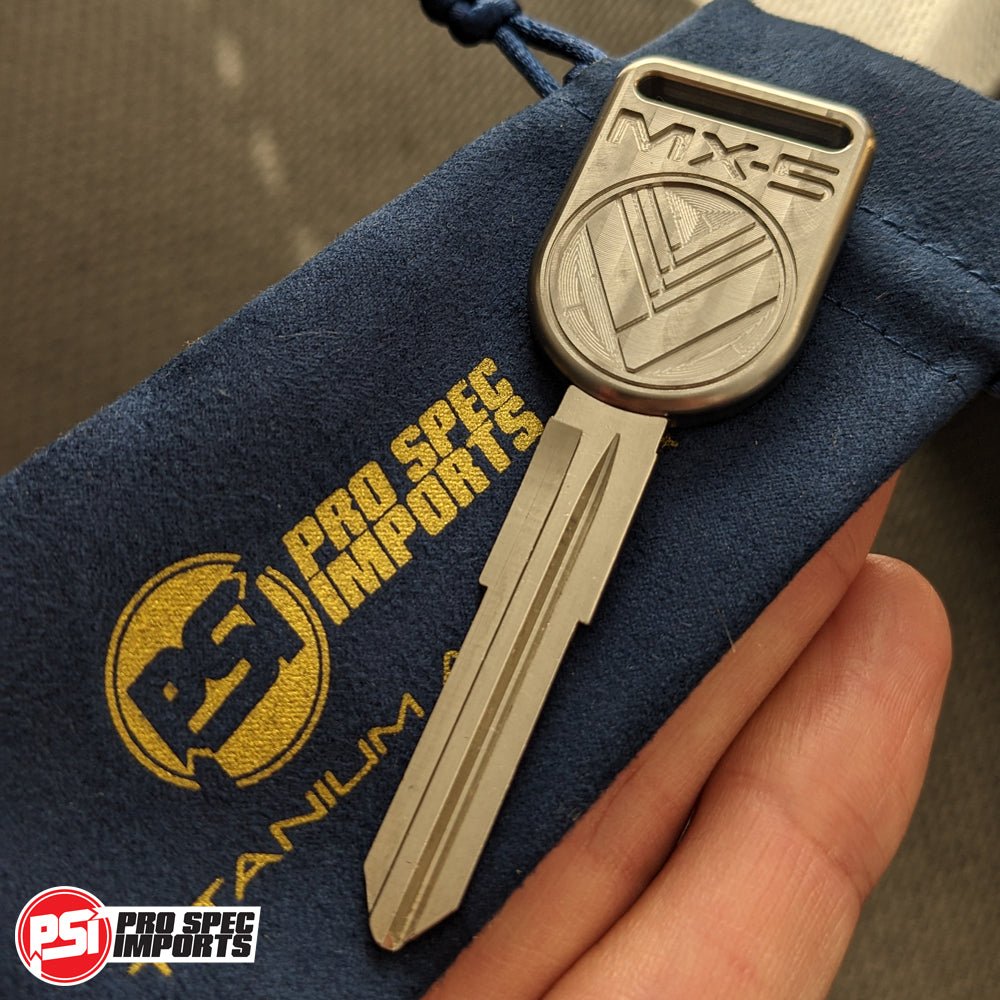 Titanium Key Blank For Mazda MX5 / Miata / Eunos / Roadster, NA, NB, N ...