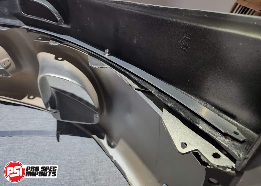 A80 (Mk4) Supra Front Lip Mounting Plate Set and SS Hardware - OEM sty ...