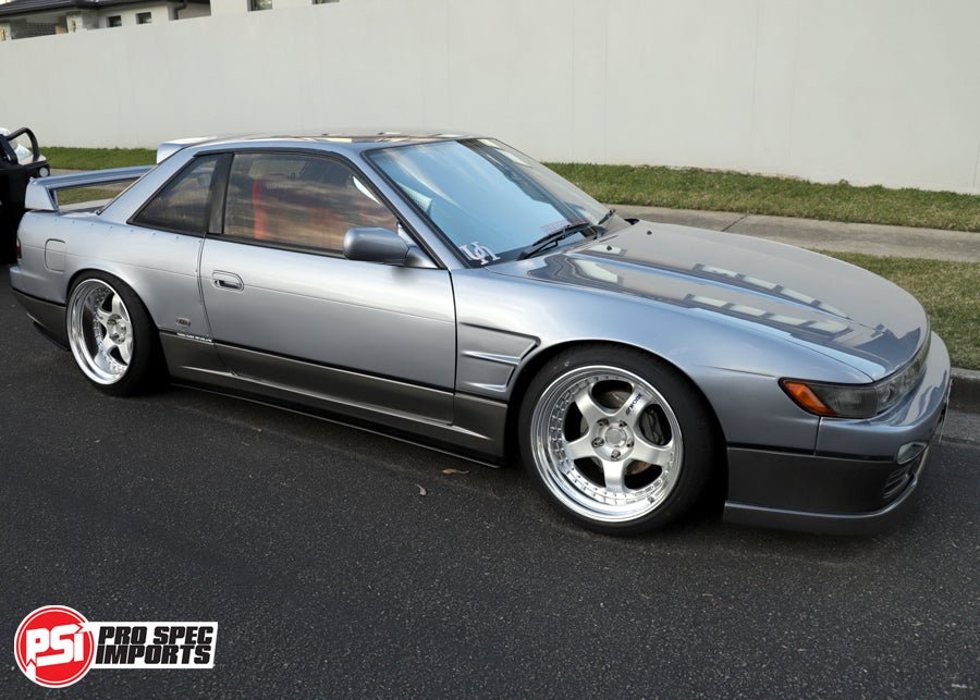 Work Meister S1 3P Centre Caps Billet CNC Alloy - Suit Nissan Silvia S ...