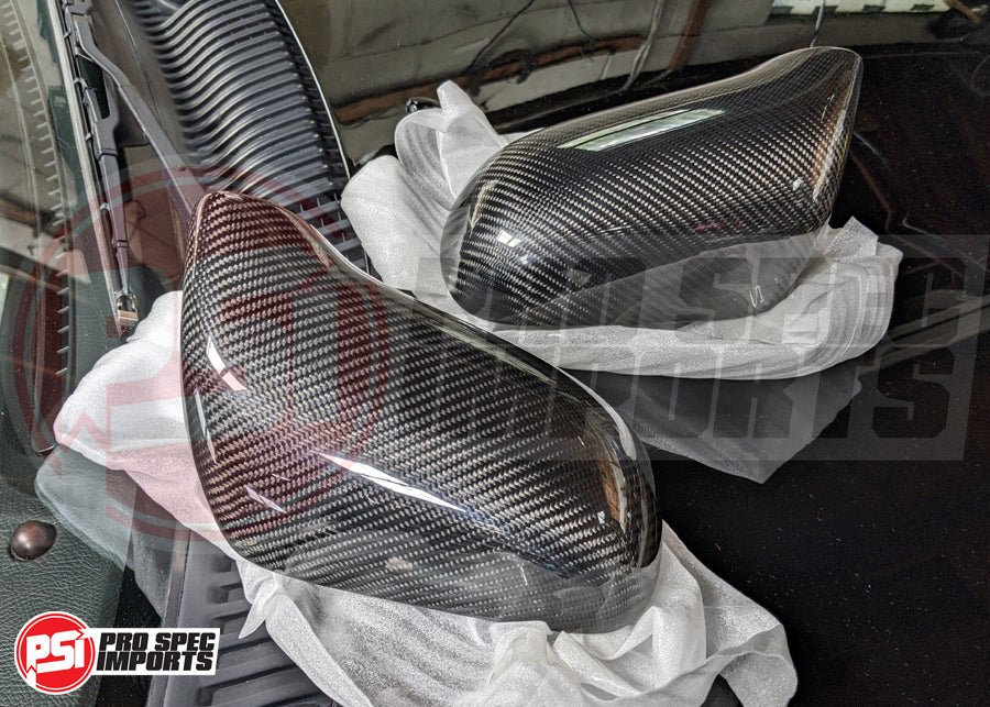 Carbon Fibre Mirror Covers for JDM RHD Supra Mk4 JZA80 – Pro Spec Imports