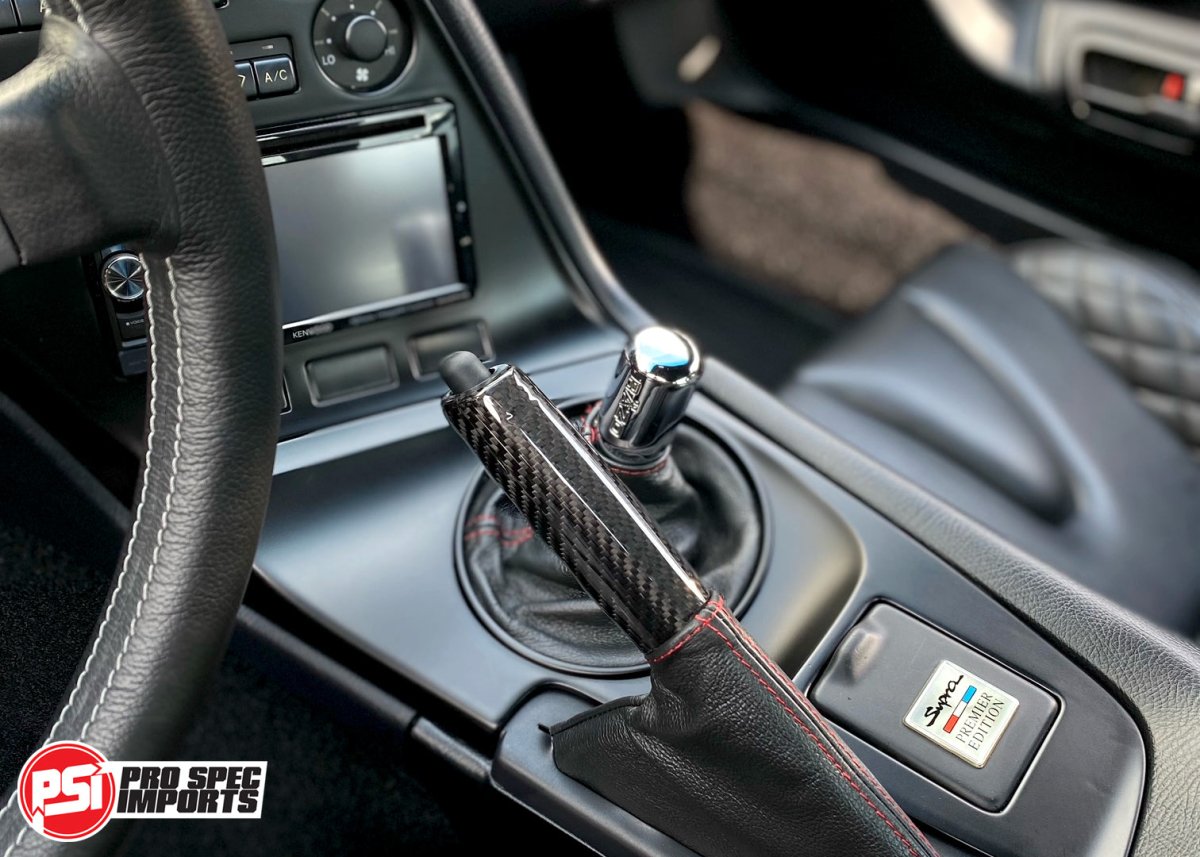 Carbon Fibre Mk4 Supra Handbrake / Ebrake Handle Replacement – Pro Spec ...